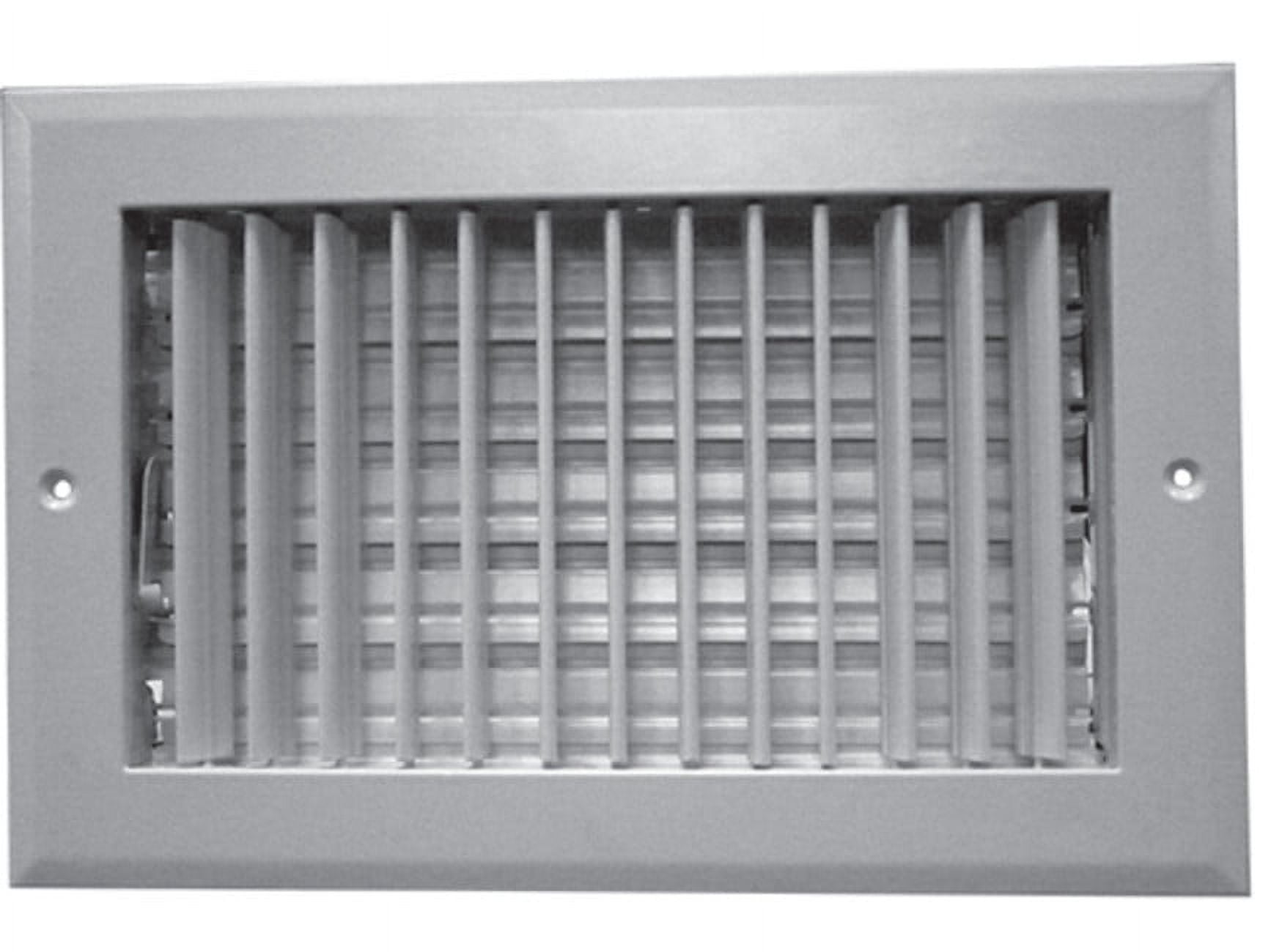 Proselect 12 X 6 In. Residential Adjustable Face Register In White 1 ...