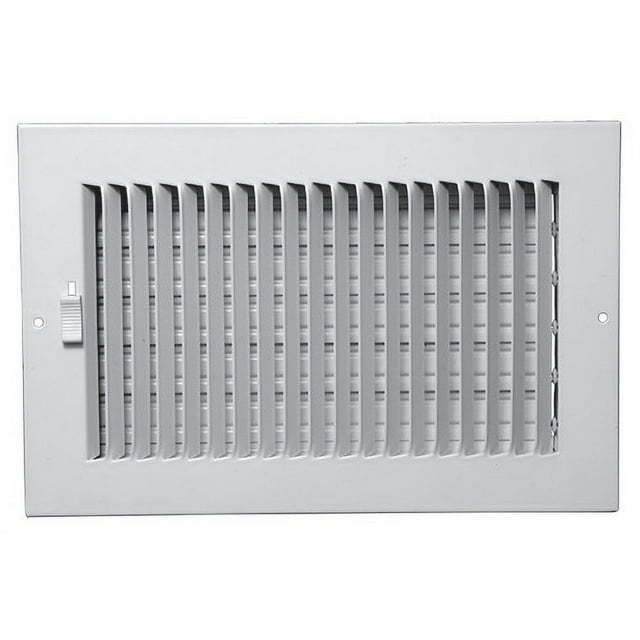 Proselect 12 x 6 in. Residential Ceiling & Sidewall Register in White 1 ...