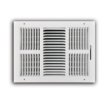 Proselect Ps4cwml1212100 12" X 12" Wall / Ceiling Register - White ...