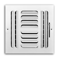 Proselect Ps2wwml14p100 4" X 14" Wall / Ceiling Register - White ...