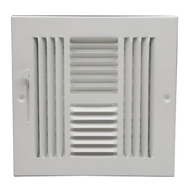 Proselect Ps4cwml1212100 12" X 12" Wall / Ceiling Register - White ...