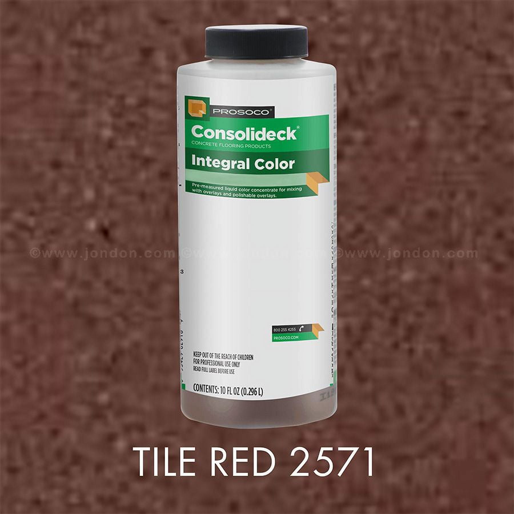 Prosoco Integral Color for Overlays, Tile Red, 10 oz - Walmart.com