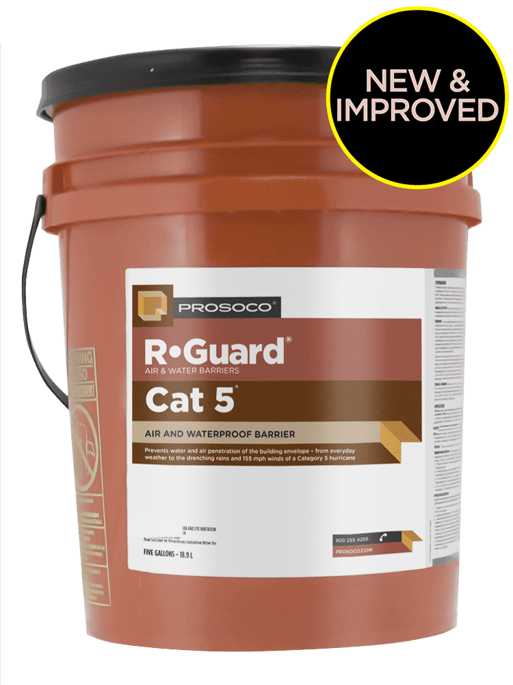 Prosoco R-Guard Cat 5 Liquid Applied Air & Water Resistive Barrier (5 ...