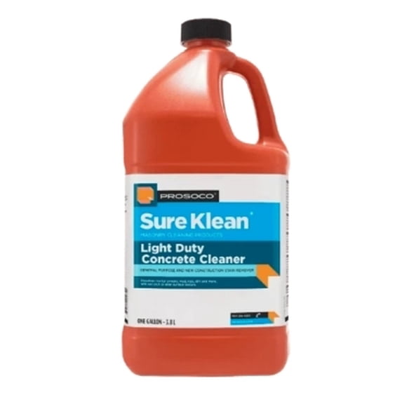 Prosoco Sure Klean Light Duty Concrete Cleaner 1 Gallon - Walmart.com