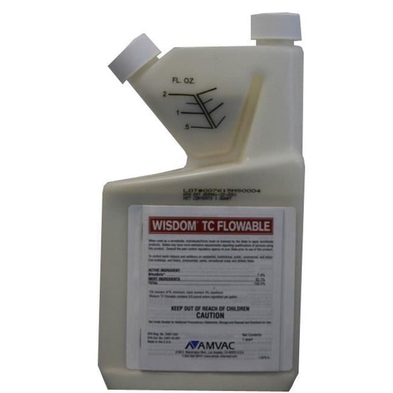 Wisdom TC Flowable Insecticide, Quart - Long Lasting Pest Control for ...