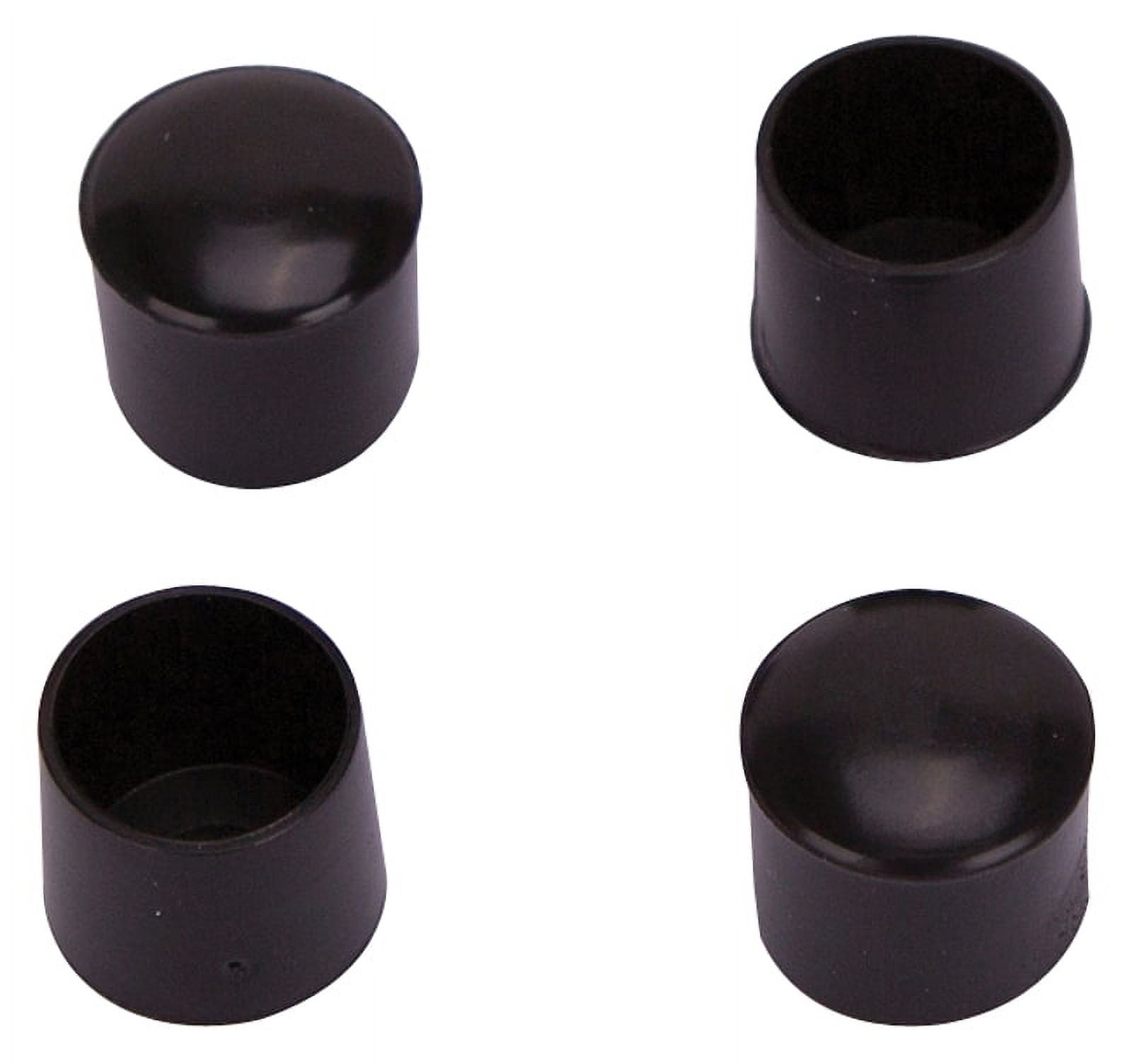 Prosource 3702495 0.6 in. Furniture Leg Tip - Plastic, Black - Walmart.com
