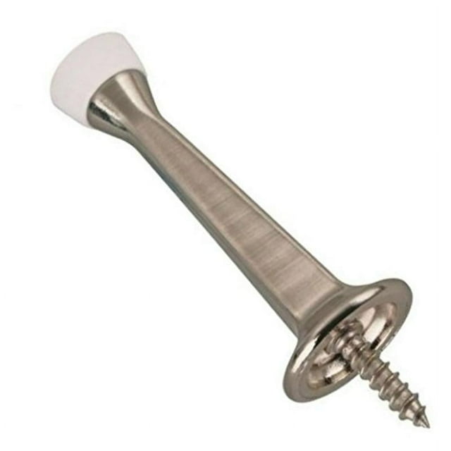 Prosource CL-208C-SN-PS Heavy-Duty Rigid Door Stop, 1 in Dia Base, 3 in ...