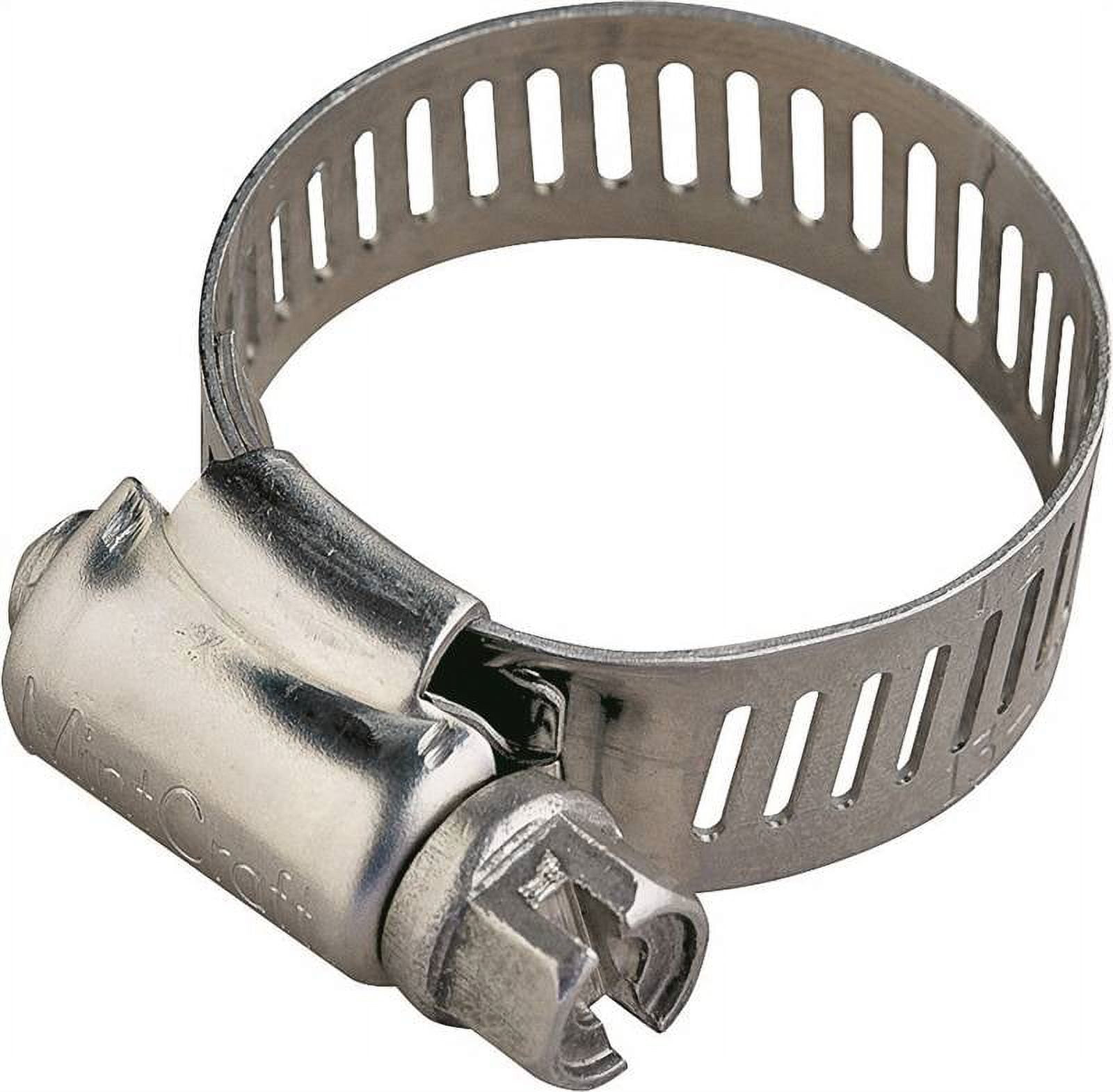 Prosource HCRAN06-3L Interlocked Hose Clamp, #6, Stainless Steel 10 ...