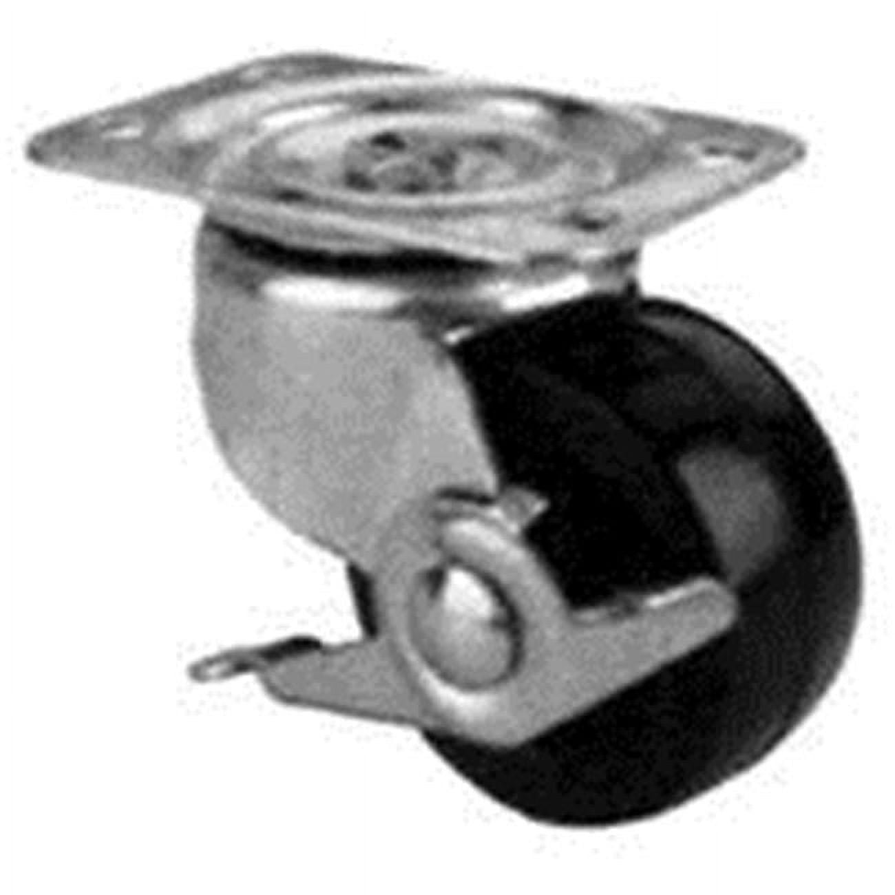 Prosource JC-H12 Heavy Duty Swivel Caster, 4 in Dia, 255 lb, Rubber ...