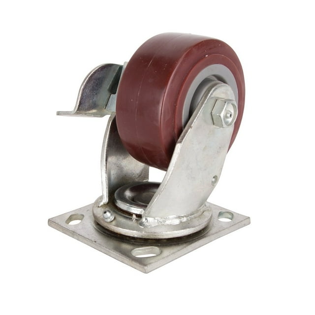 Prosource JC-P02 Swivel Caster, 4 in Dia x 2 in W Wheel, 350 lb Weight ...