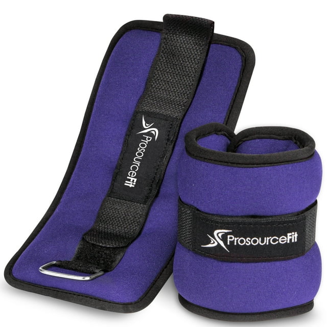 ProsourceFit Ankle Weights Set of 2 with Adjustable Comfort Fit ...