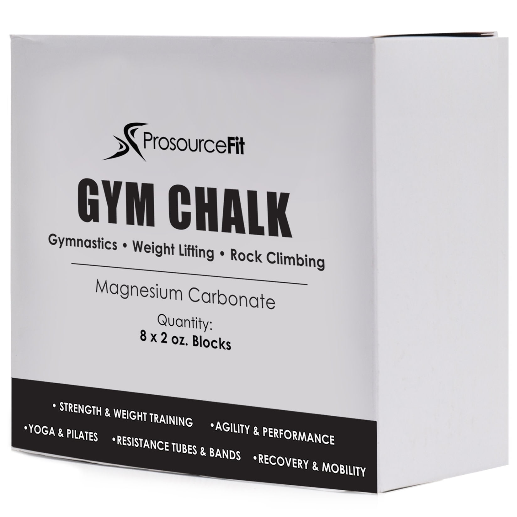 ProsourceFit Gym Chalk for Weightlifting and Climbing, Professional ...
