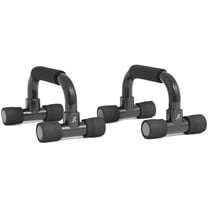 CAP Push-Up Handle Pair Chrome with Foam Handles for Strengthening and ...