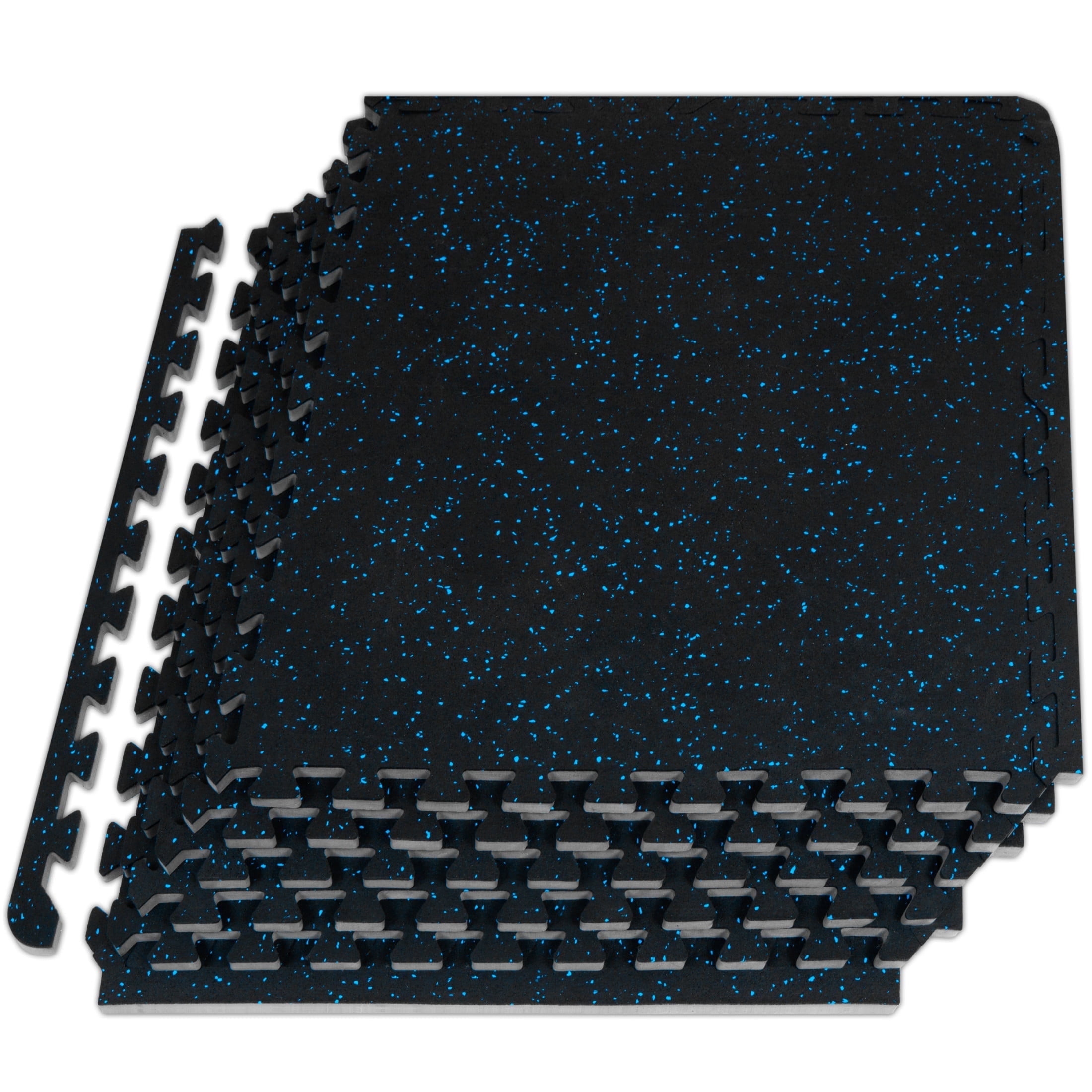 ProsourceFit Rubber Top Exercise Puzzle Mat ½-in, EVA Foam & Rubber ...