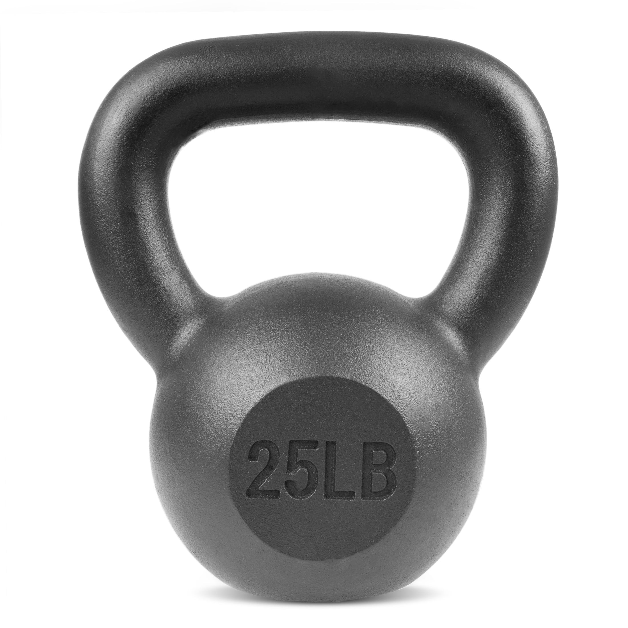 ProsourceFit Solid Cast Iron Kettlebells Weights for Full Body Workout ...