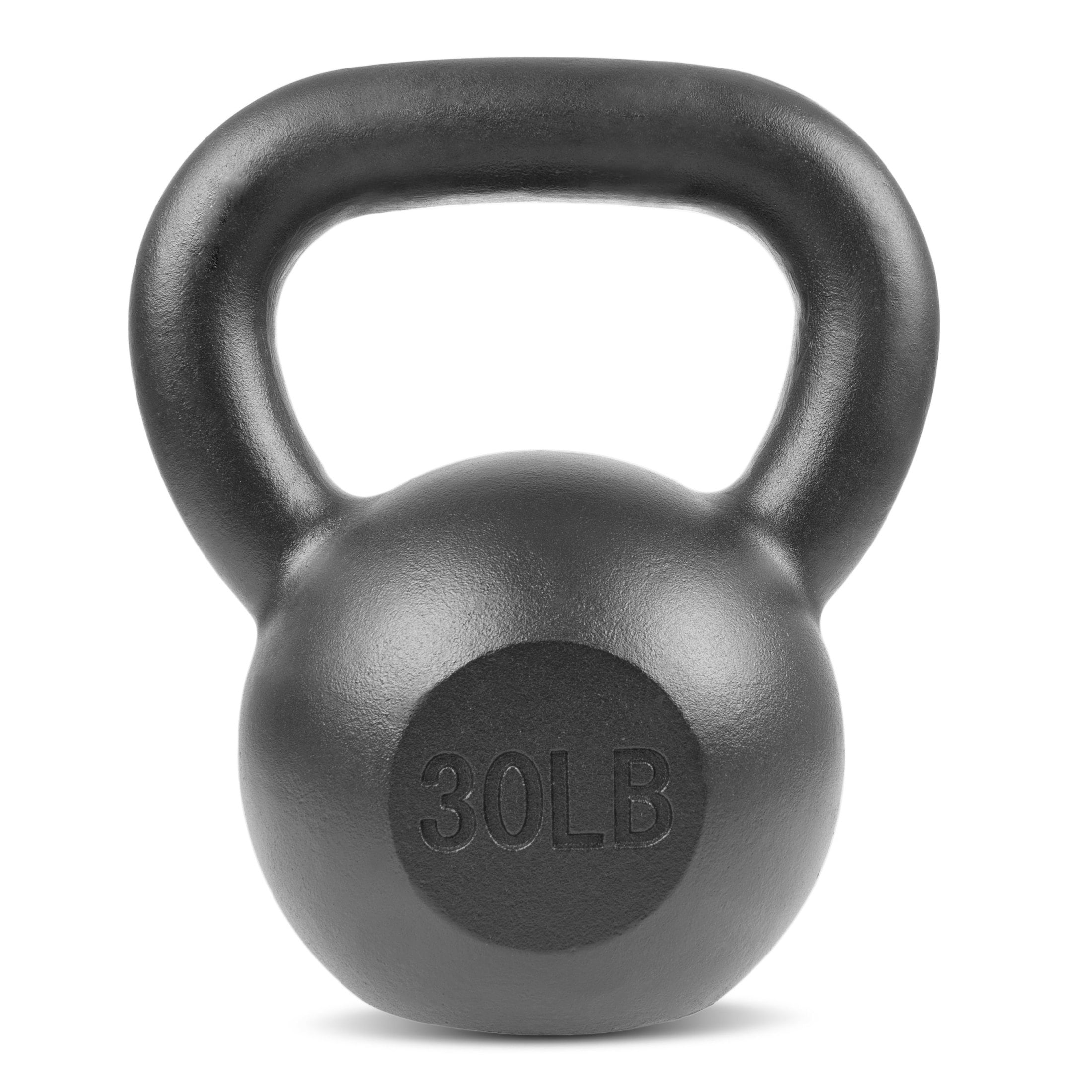 ProsourceFit Solid Cast Iron Kettlebells Weights for Full Body Workout ...
