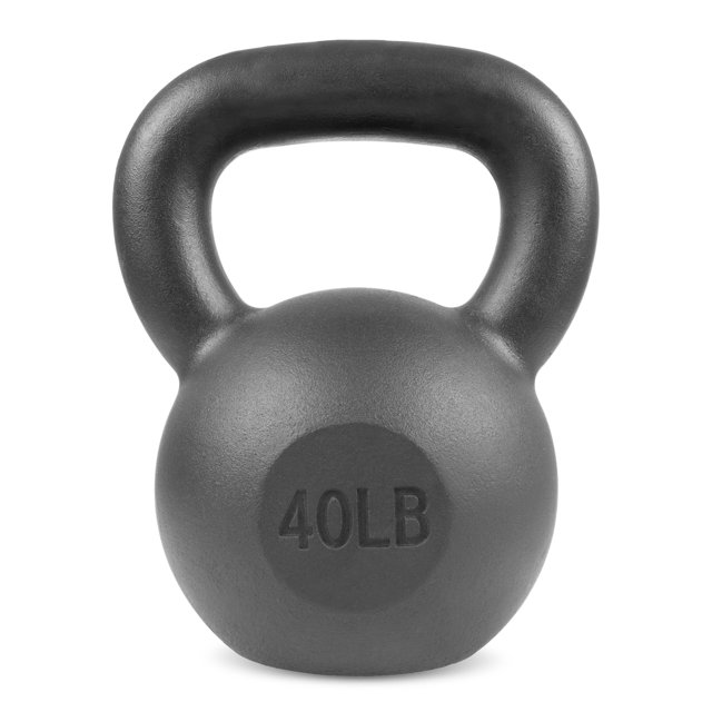 ProsourceFit Solid Cast Iron Kettlebells Weights for Full Body Workout ...