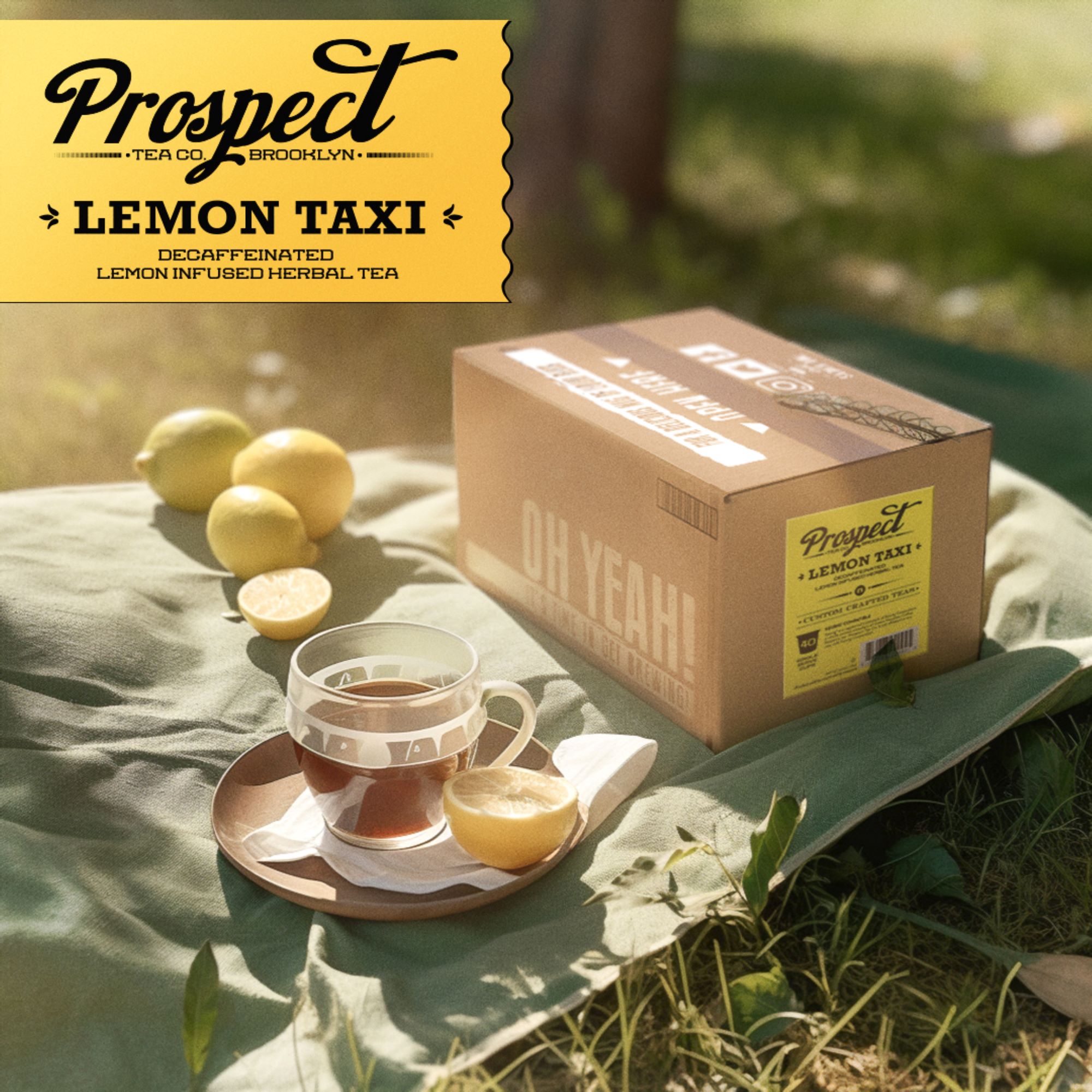 Prospect Tea Decaffeinated Lemon Taxi Herbal Tea Pods for Keurig 2.0 ...