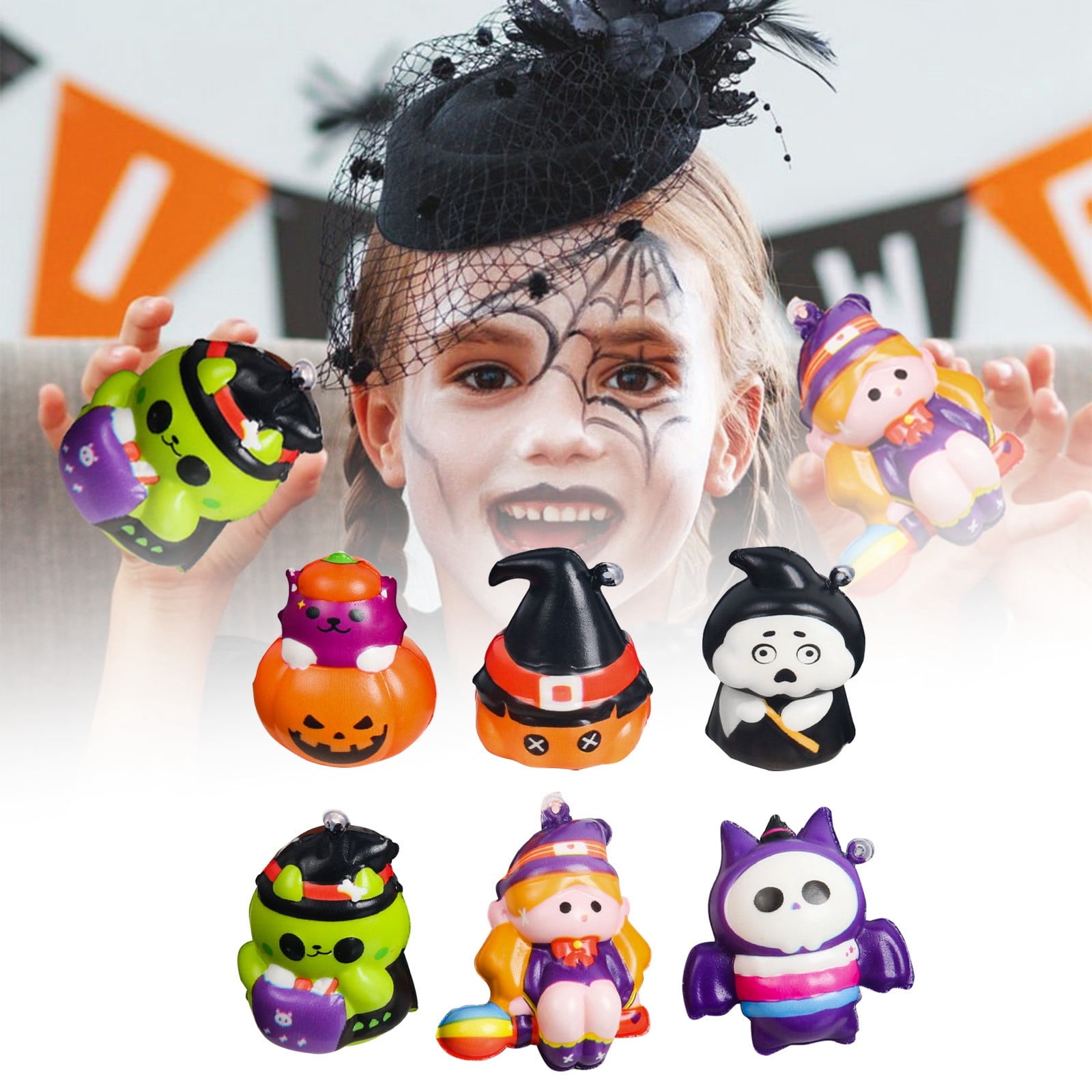 Prospector Skateboard Assorted Rubber Characters For Kids Pumpkin Slow ...