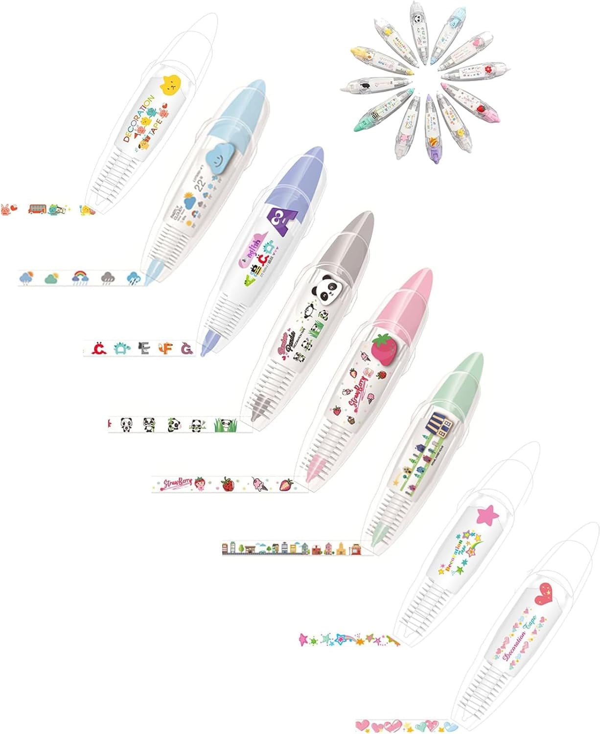 Prospectp Decorative Pen,Animal Press Type DecorativePens,DIY Cute ...