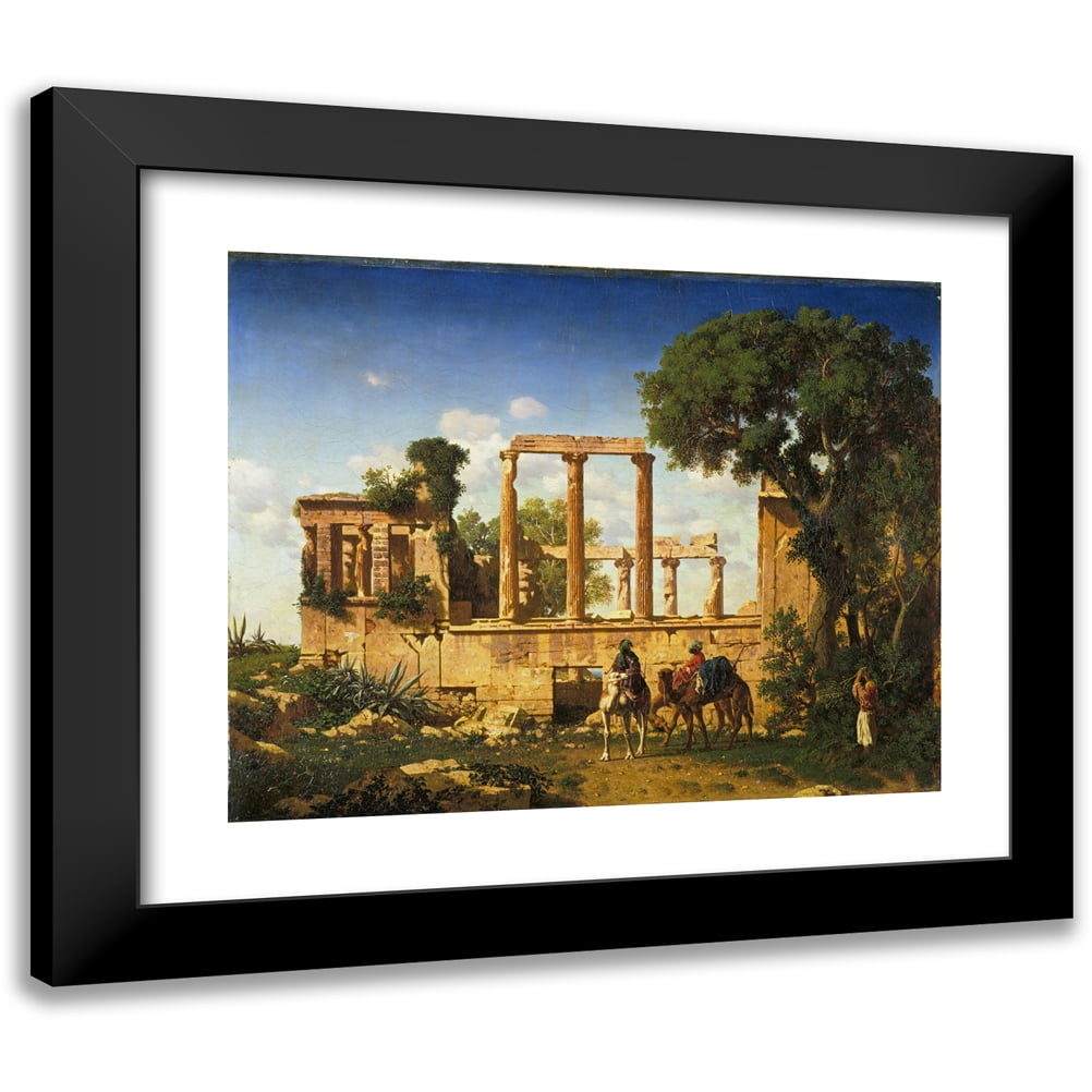 Prosper Marilhat 24x20 Black Modern Framed Museum Art Print Titled ...