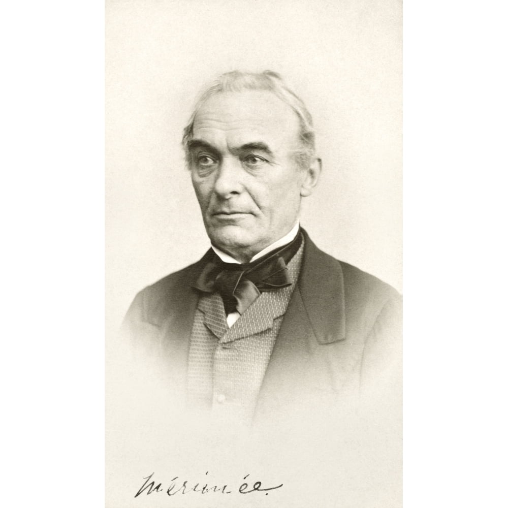 Prosper Merimee. Nfrench Man Of Letters. Original Carte-De-Visite ...