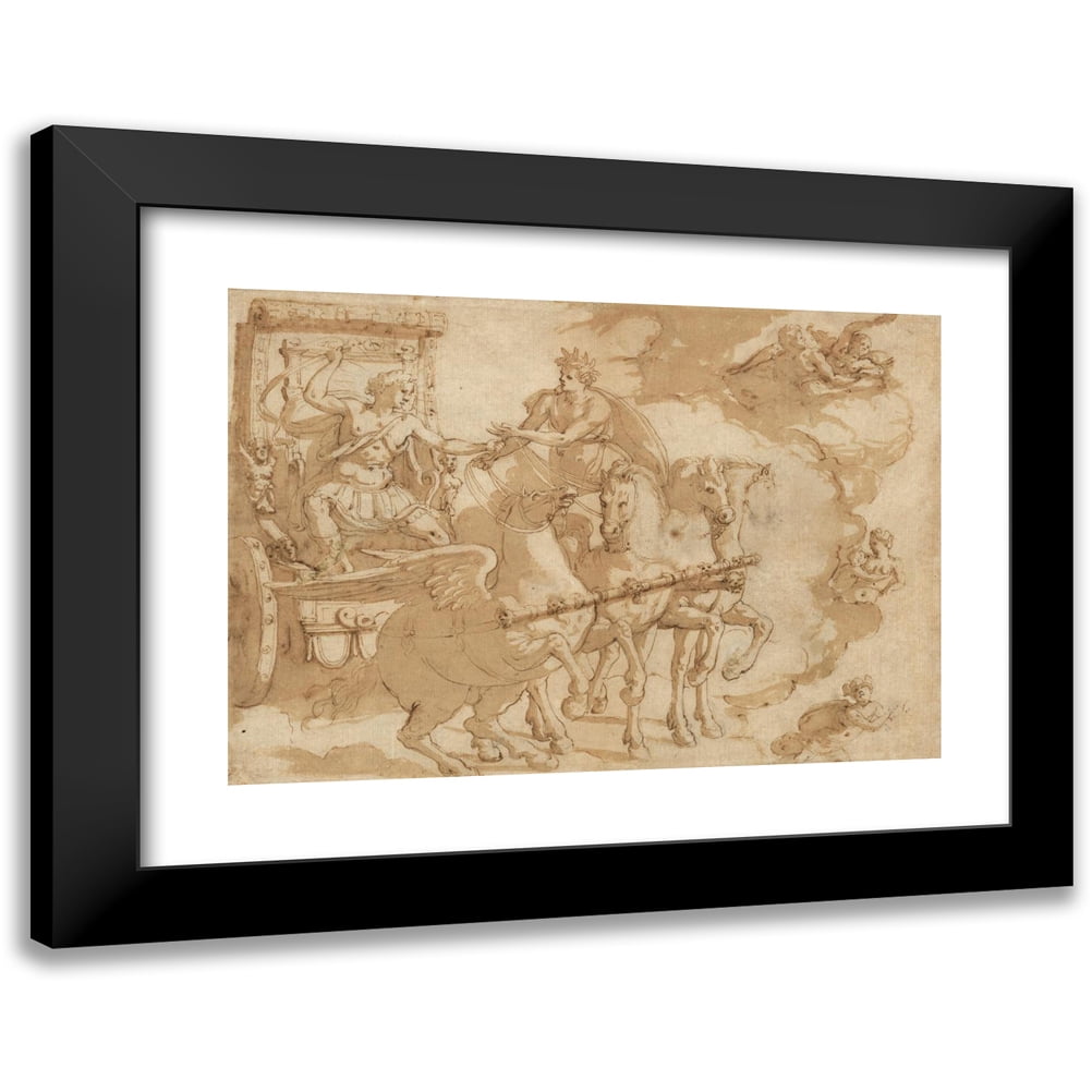Prospero Fontana 24x18 Black Modern Framed Museum Art Print Titled ...