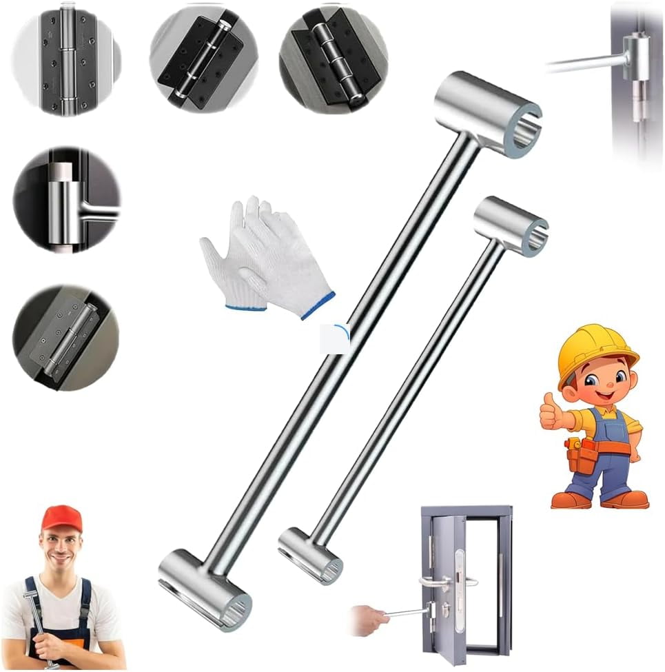 Prosperousk Door Hinge Adjustment Tool, Hinges Gap Adjusting Wrench, 4 ...