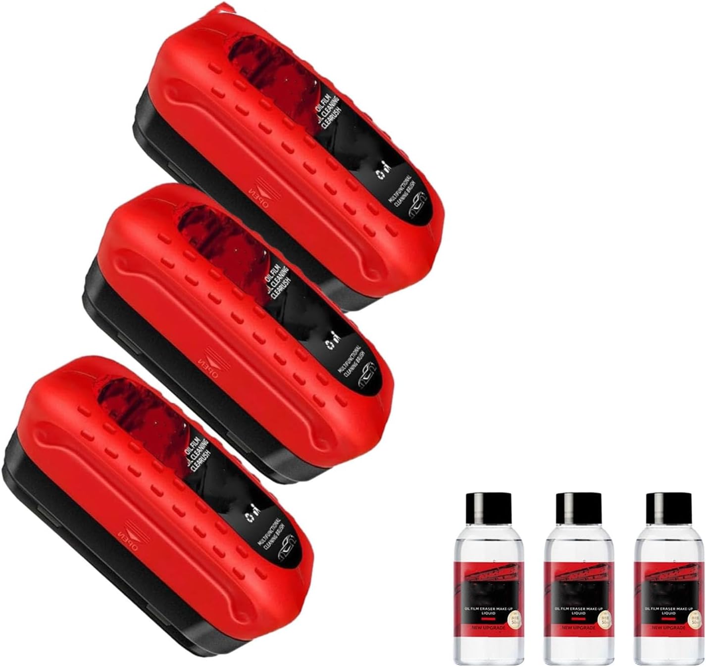 Prosperousm Glass Cleaner, Automotive Oil Film Cleaning Brush, Glass ...