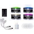 Prost Lighting MoonDot Set of 4 | Compact 15W RGBW USB LED Mini Par ...