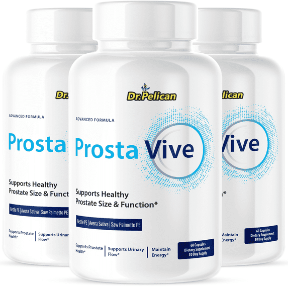 Prosta Vive - Prostate Support- 3 Bottles- 180 Capsules - Walmart.com