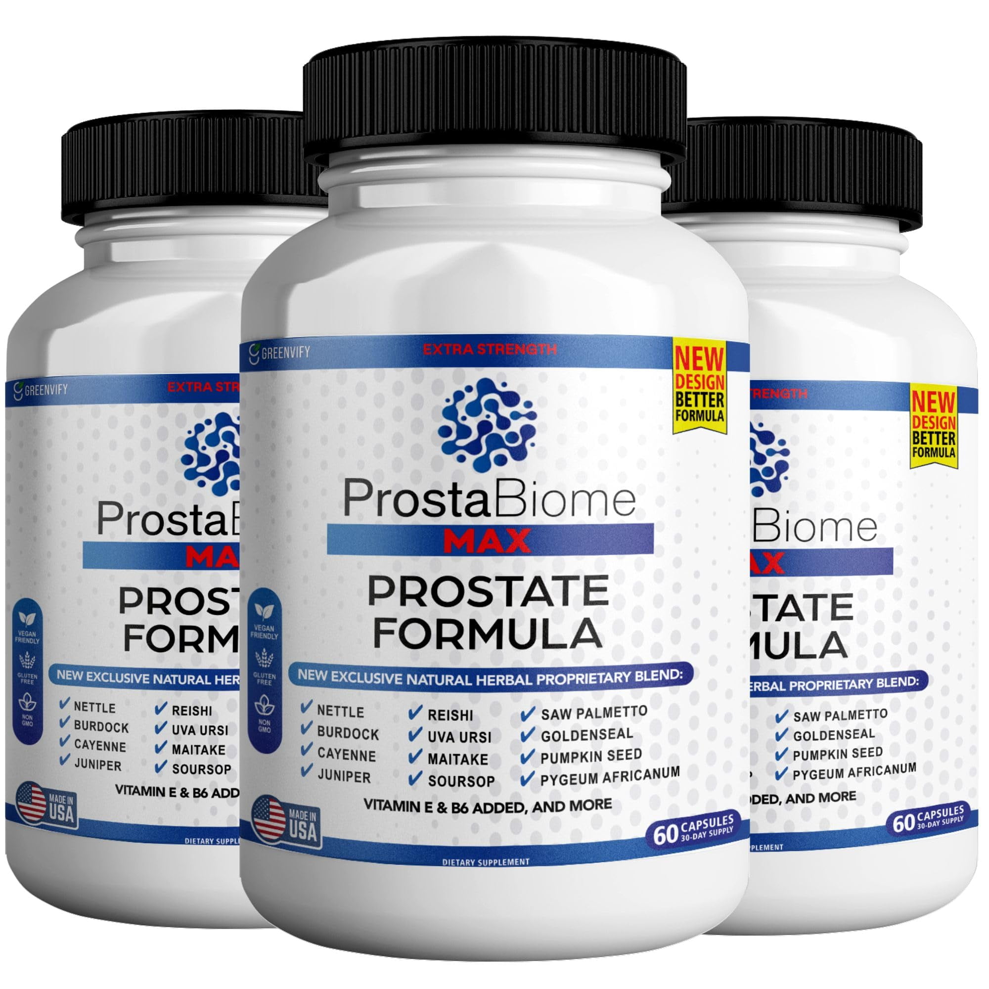ProstaBiome Max Prostate Support Supplement with Saw Palmetto – 120 ...