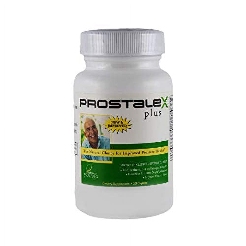 Prostalex Plus Natural Prostate Health Solution, 30 Caplets, Helps ...