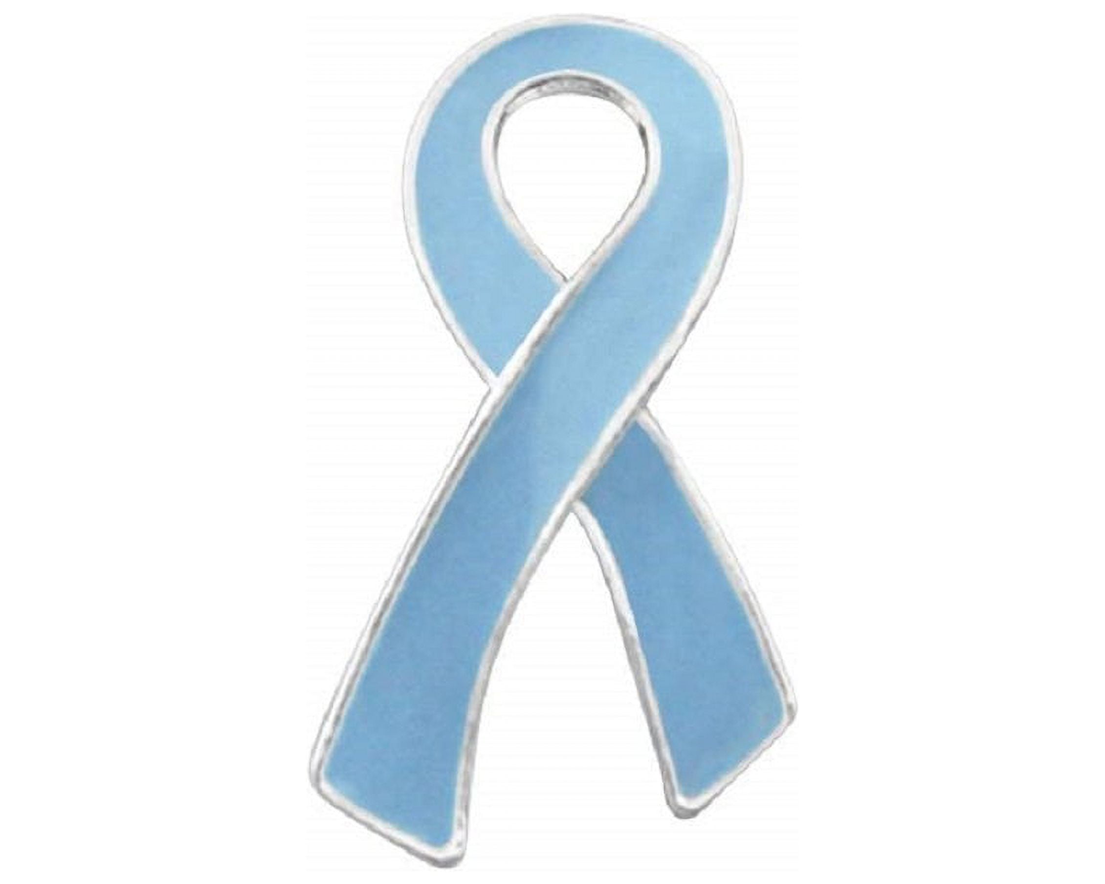 Prostate Cancer Awareness Blue Ribbon Pins - Walmart.com