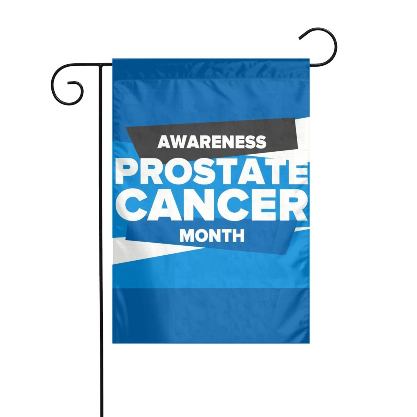 Prostate Cancer Awareness Month Blue Ribbon Garden Flag Double Sided ...