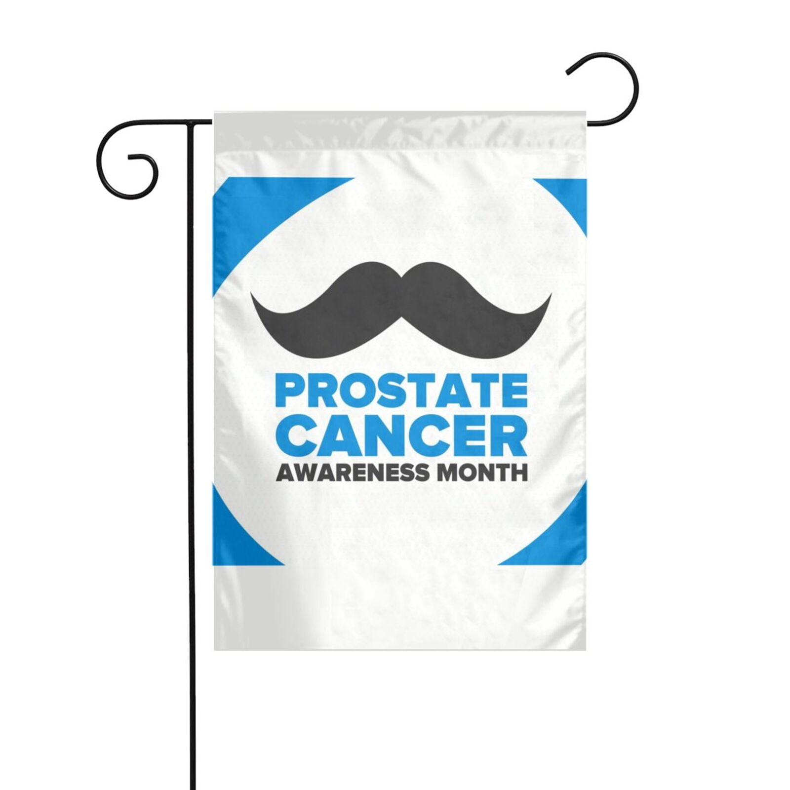 Prostate Cancer Awareness Month Blue Ribbon Garden Flag Double Sided ...