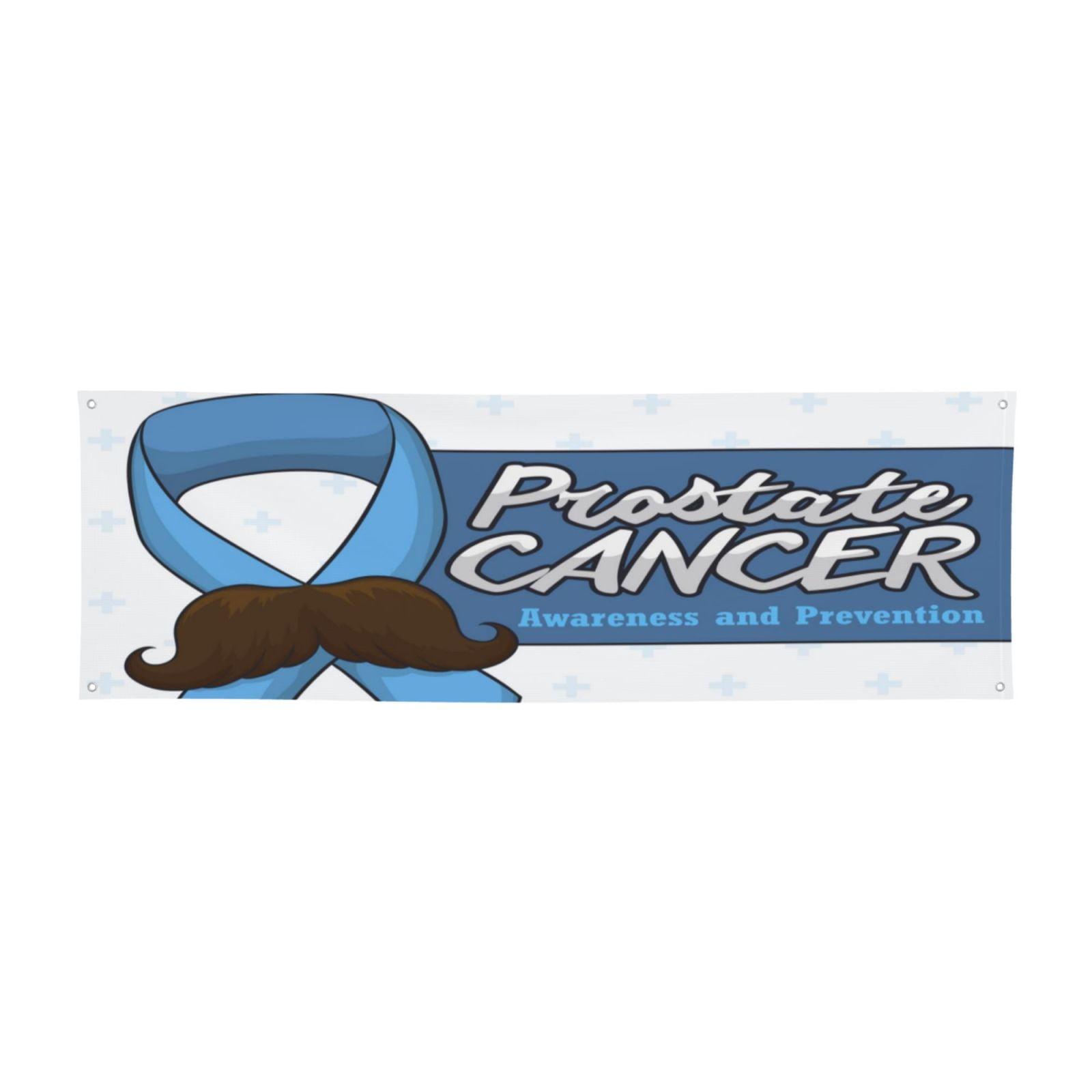 Prostate Cancer Awareness Month Blue Ribbon Large Banner Party ...