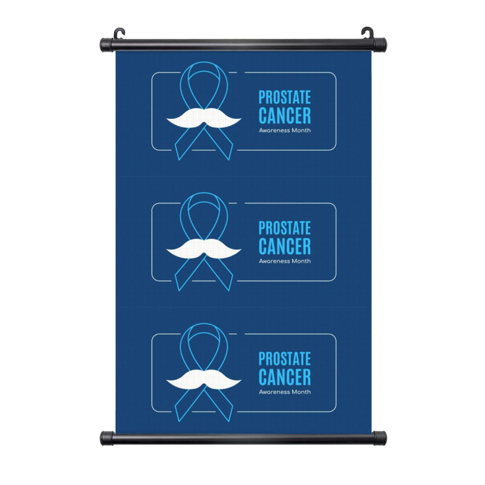 Prostate Cancer Awareness Month Blue Ribbon Poster Wall Art Banner ...