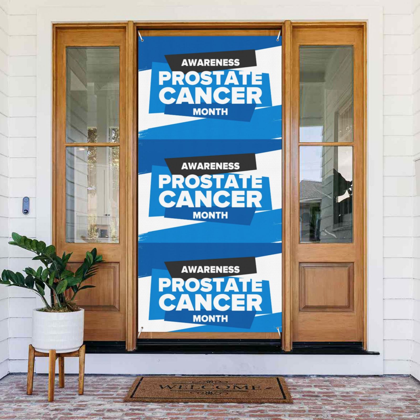 Prostate Cancer Awareness Month Door Cover Decoration Backdrop Banner ...