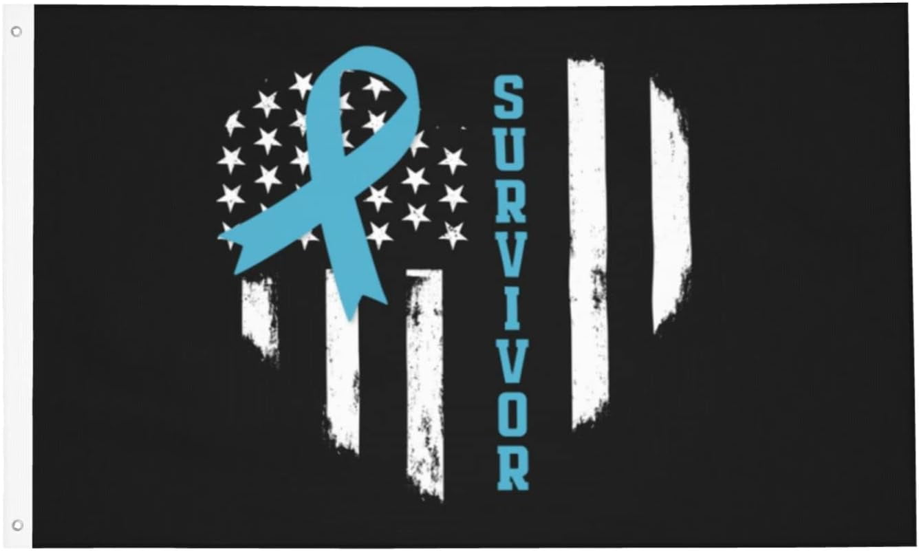 Prostate Cancer Survivor Prostate Cancer Awareness Banner With Metal ...