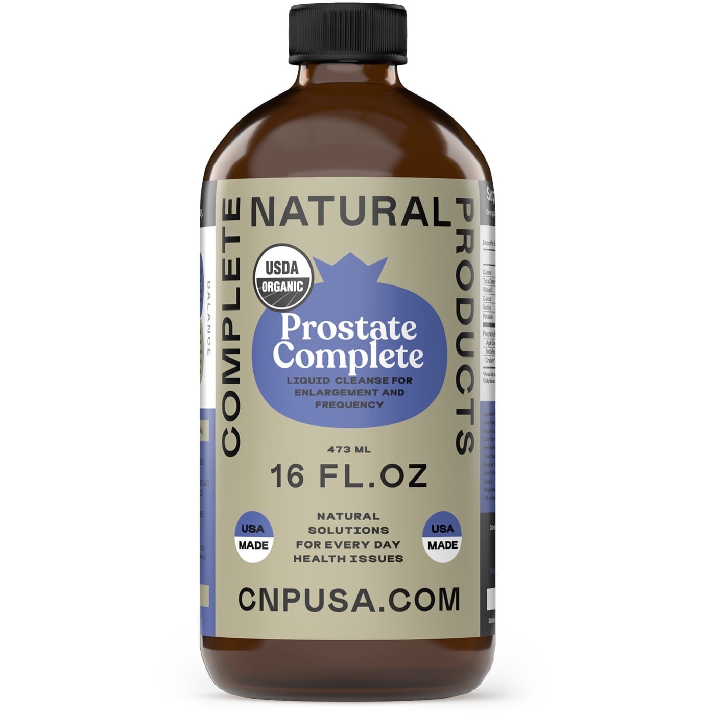 Prostate Complete - 16oz Glass Bottle - Complete Natural Products - All ...