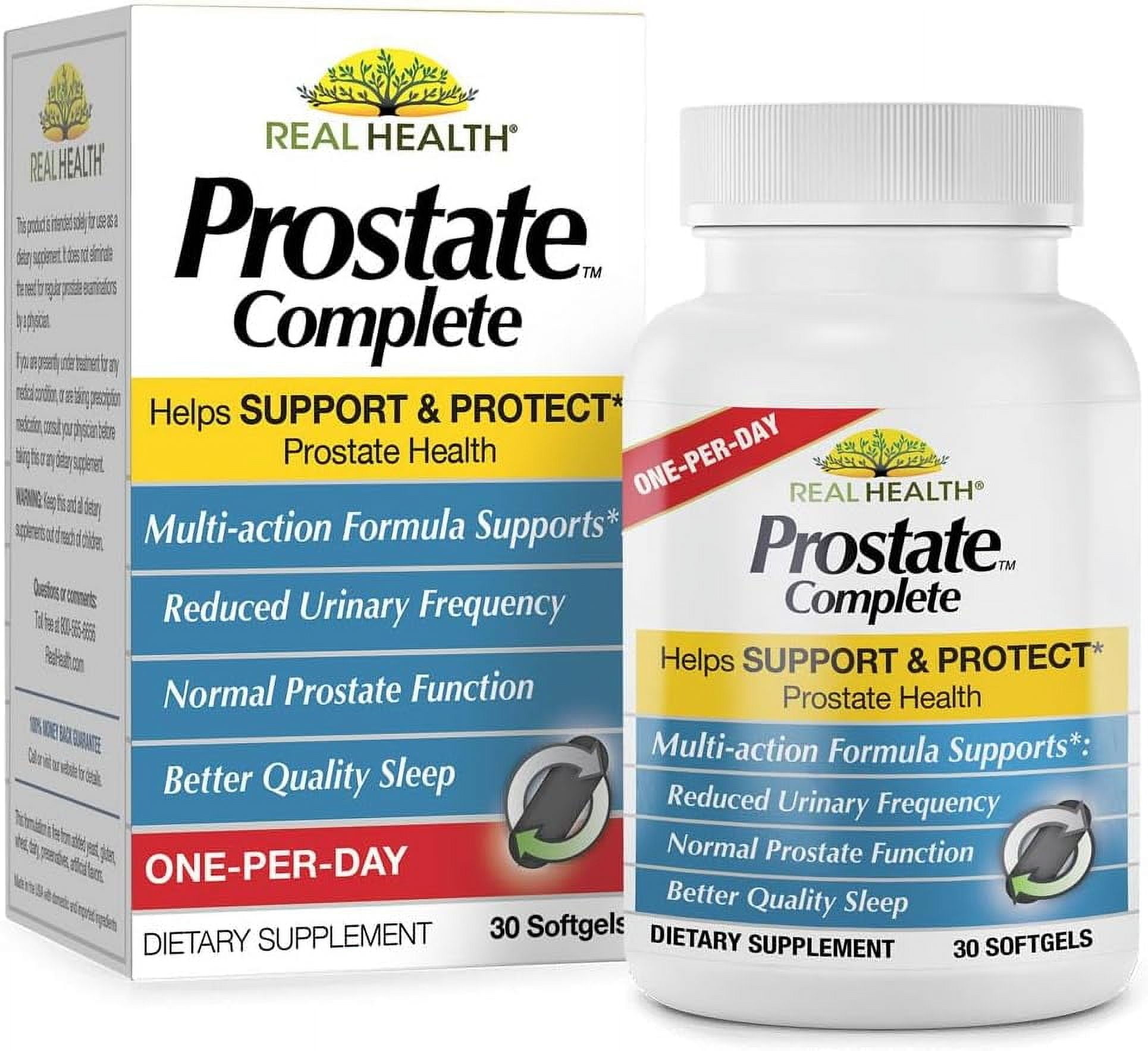 Real Health Prostate Complete Prostate Supplements for Men, Saw ...