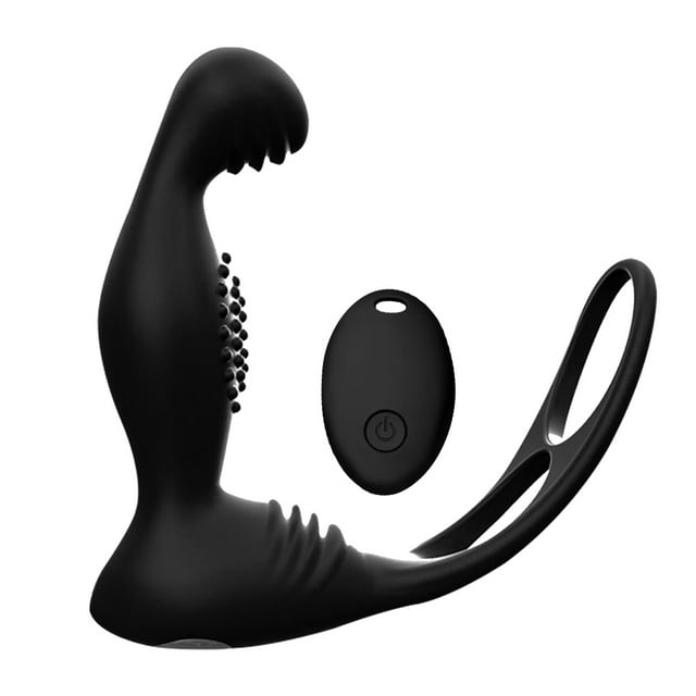 Prostate Massager Double Stimulation Anal Vibrator With Remote Control