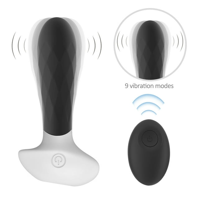 Prostate Massager Remote Anal Vibrating Docking Plug With Multiple