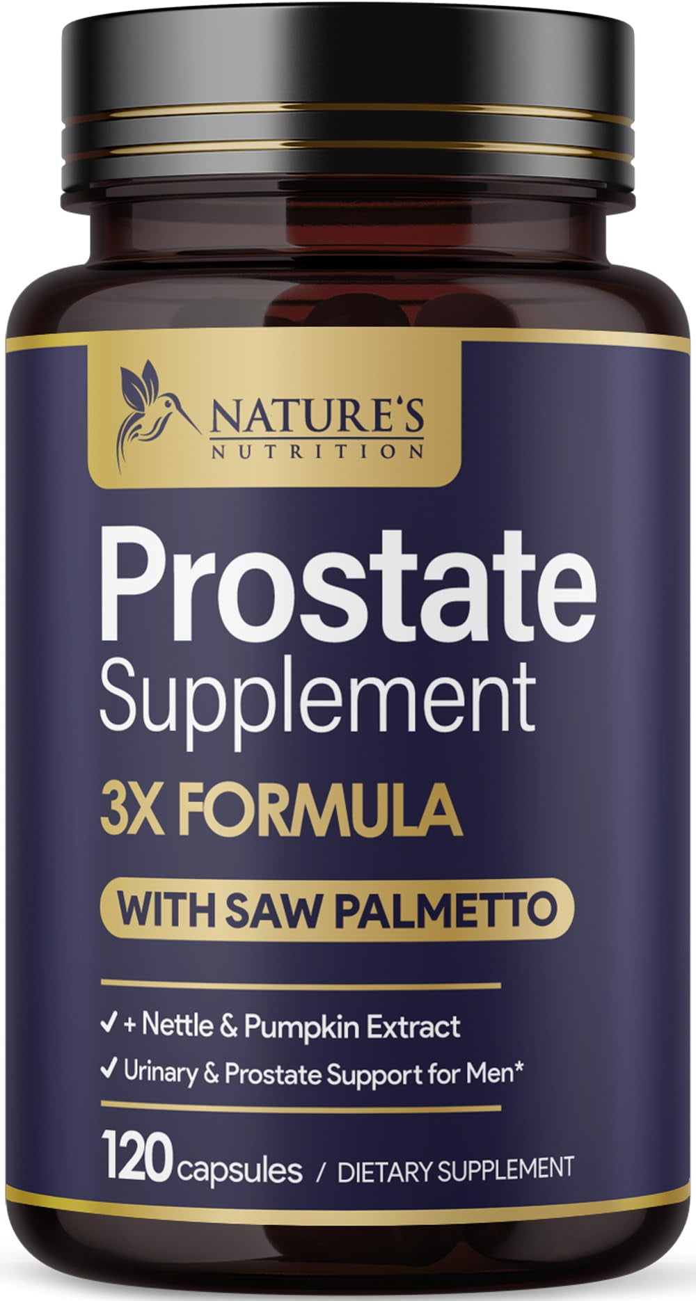 Nature's Nutrition Prostate Health Supplements, Saw Palmetto, Nettle ...