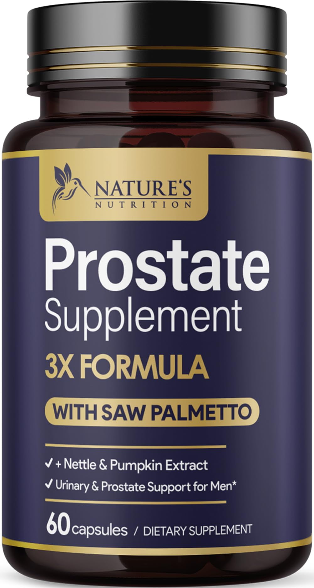 Men's Prostate Support Supplement - Saw Palmetto, Beta Sitosterol ...