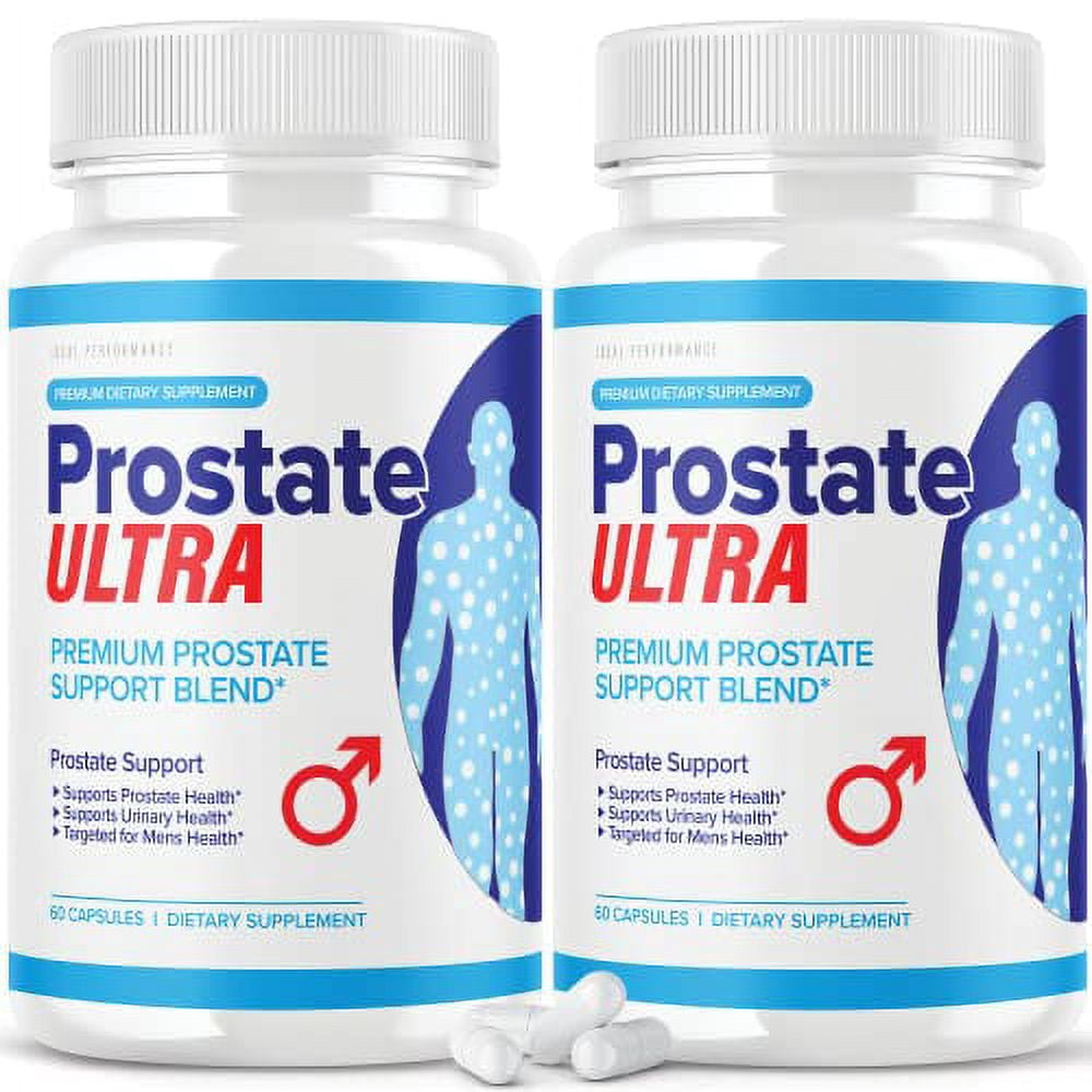 Prostate Ultra Supplements for Men Prostate Health Formula (2 Pack ...
