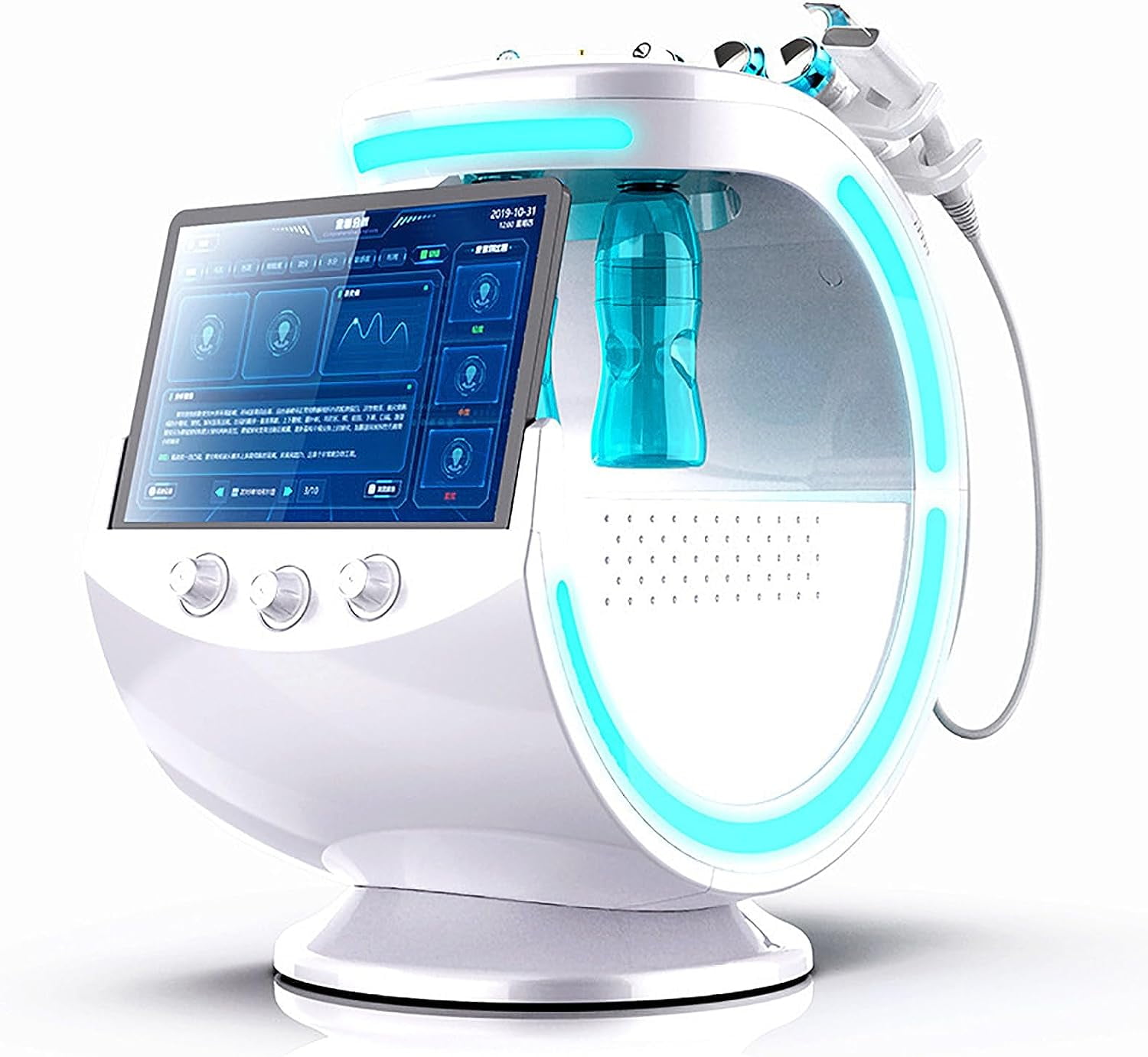 7 in 1 Hydrogen Oxygen Facial Bubble Beauty Skin Cleaning Machine 7 in ...