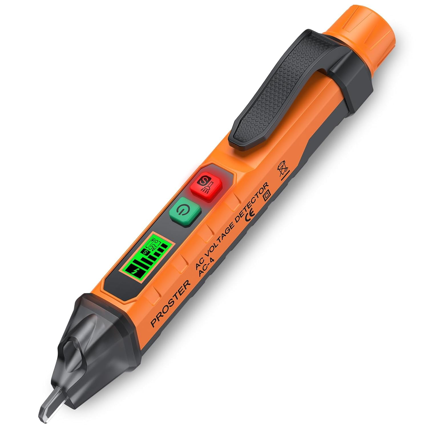 Proster Non Contact Voltage Tester Pen - Adjustable AC Voltage Detector ...