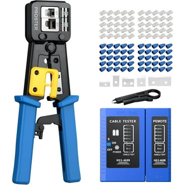 Network Tool Kit 12 Port CAT6 Patch Panel RJ45 Networking Wall Mount ...